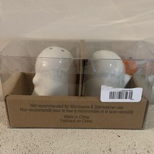 Dining | Ghost Salt And Pepper Shaker Set New Ceramic Halloween Pink ...